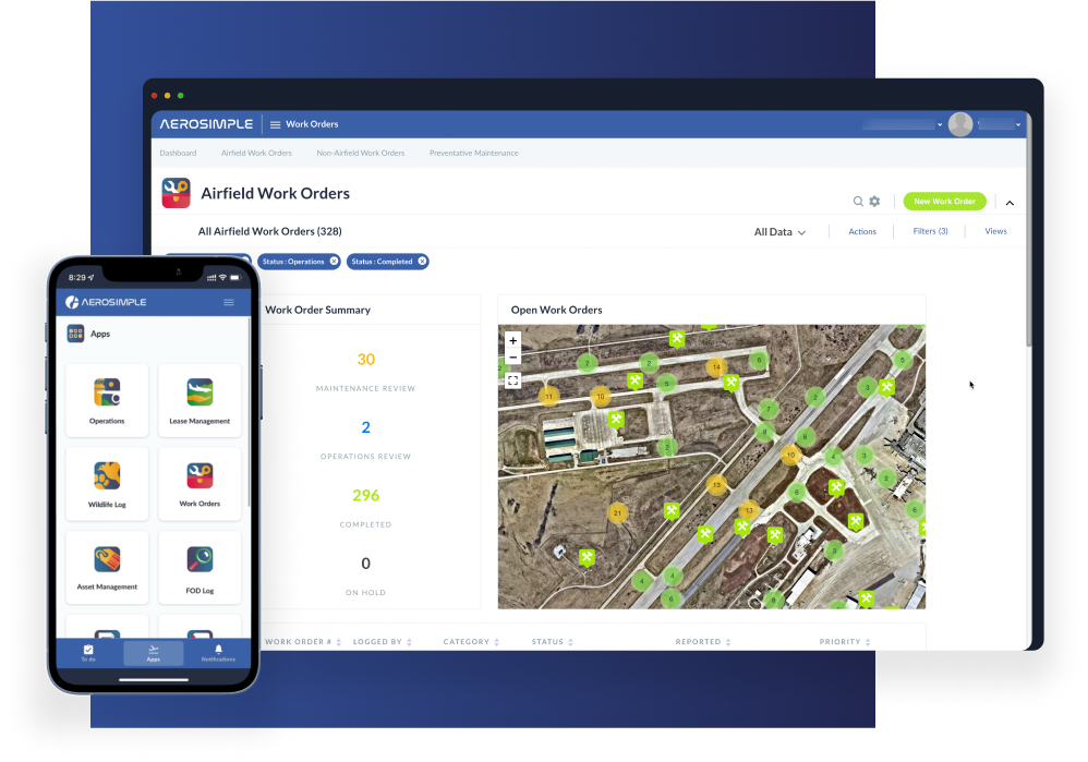 Part 139 and FAA Approved - Airport Management Software | AeroSimple